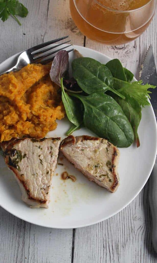 Easy Cilantro Lime Pork Chops - Cooking Chat