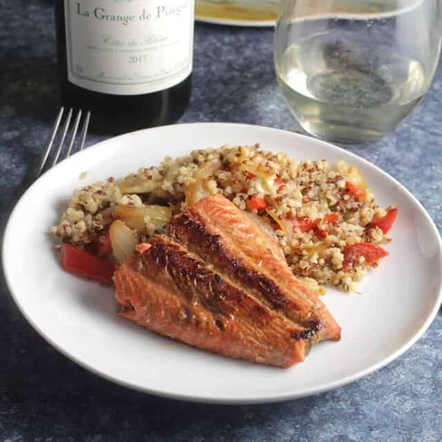 Simple Pan Seared Salmon with Ginger Soy Marinade - Cooking Chat