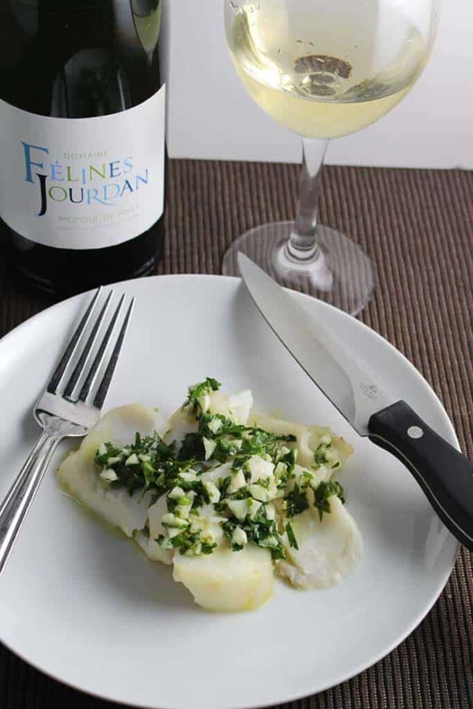 Roast Cod with Herb Pesto and Wine Pairing - Cooking Chat