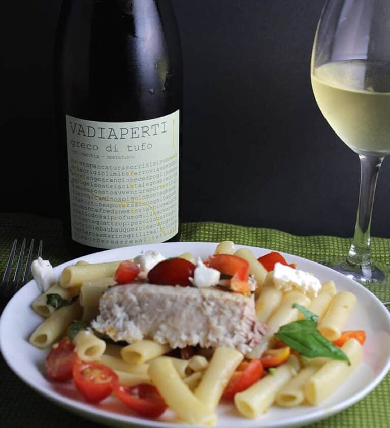 Grilled Swordfish Pasta Margherita - Cooking Chat