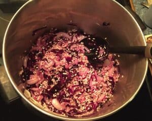 Red Cabbage Risotto - Cooking Chat