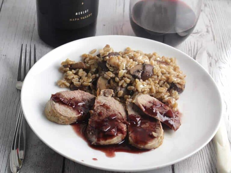 Pork Tenderloin with Blackberry Merlot Sauce - Cooking Chat