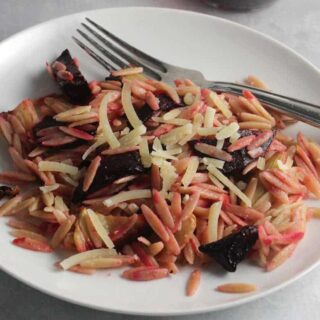 Roasted Beet Orzo with Tuna and a Promis #WineStudio - Cooking Chat