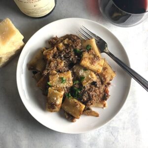 Mushroom and Short Rib Ragu with Sono Montenidoli #ItalianFWT - Cooking ...