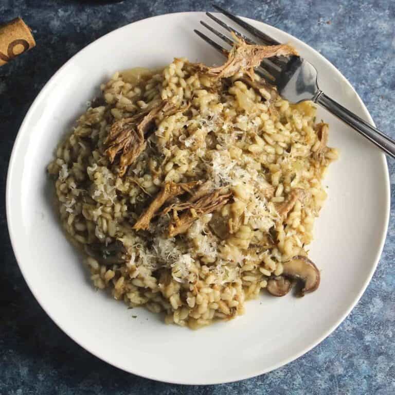 Pulled Pork Risotto - Cooking Chat