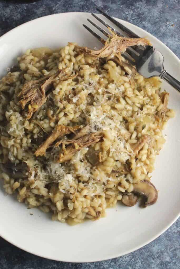 Pulled Pork Risotto - Cooking Chat