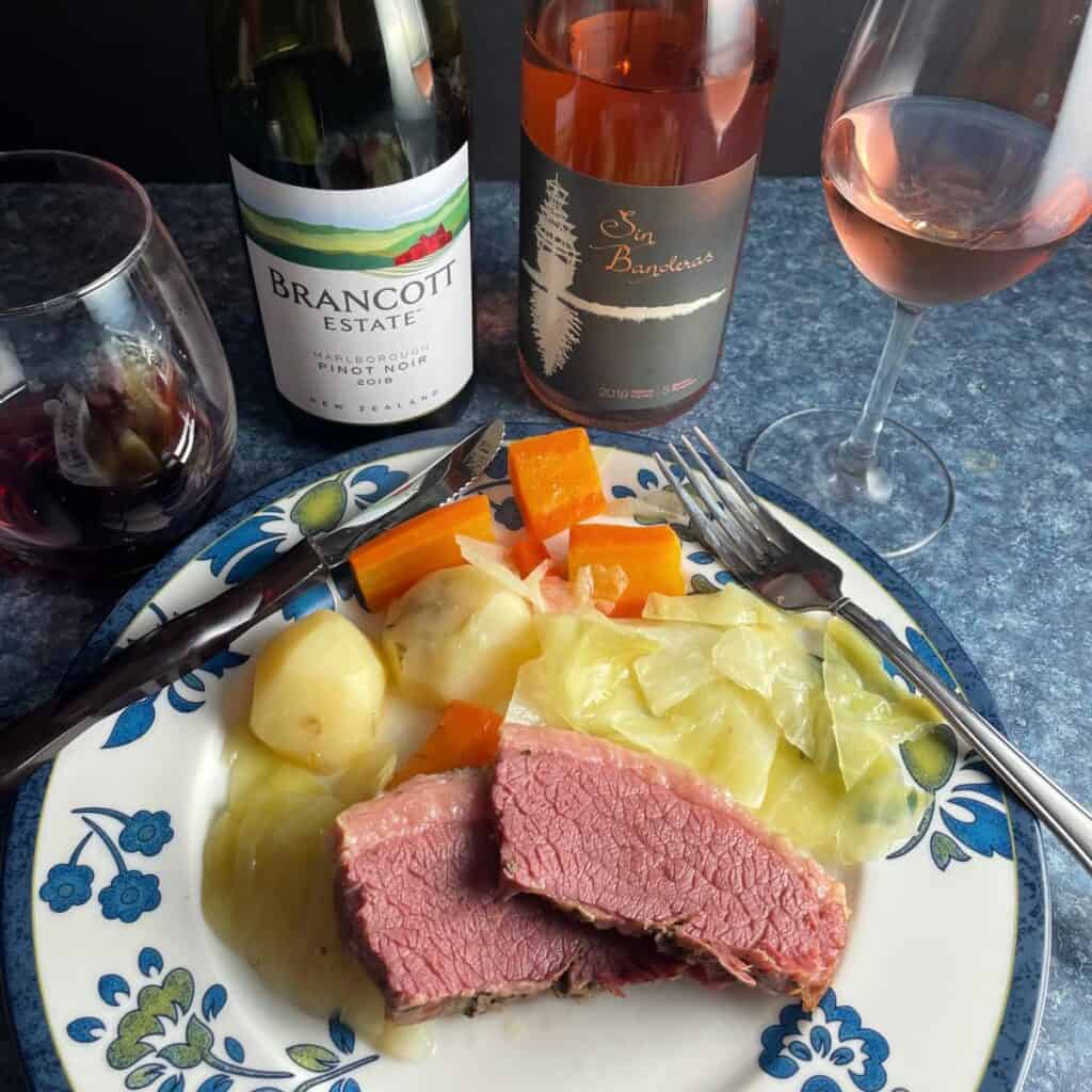 Wine with Corned Beef and Cabbage - Cooking Chat