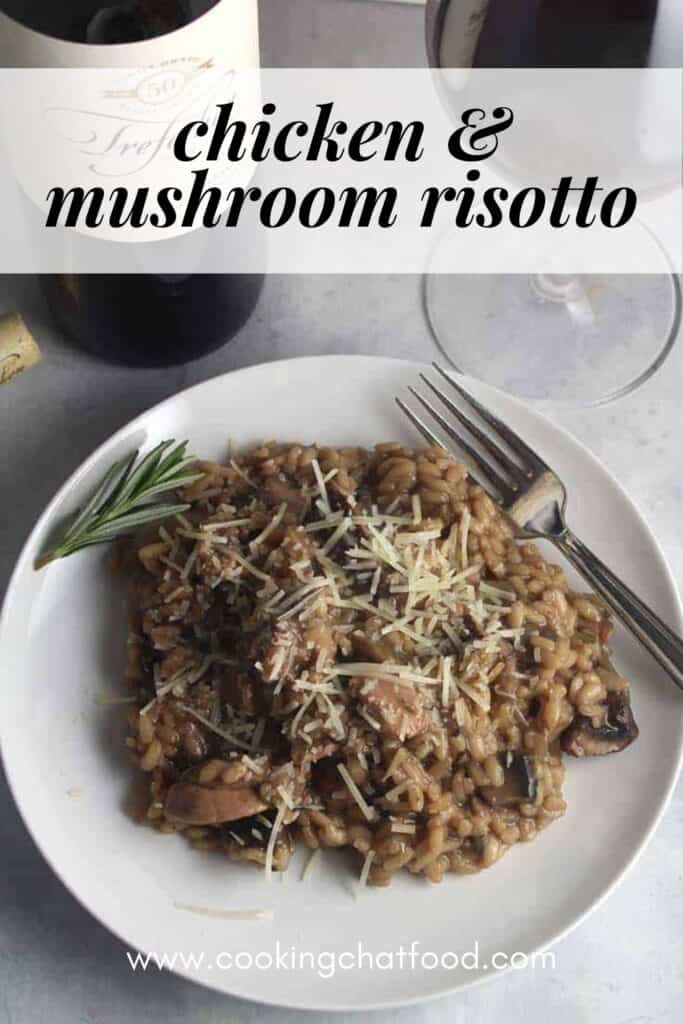 Classic Chicken and Mushroom Risotto Recipe - Cooking Chat