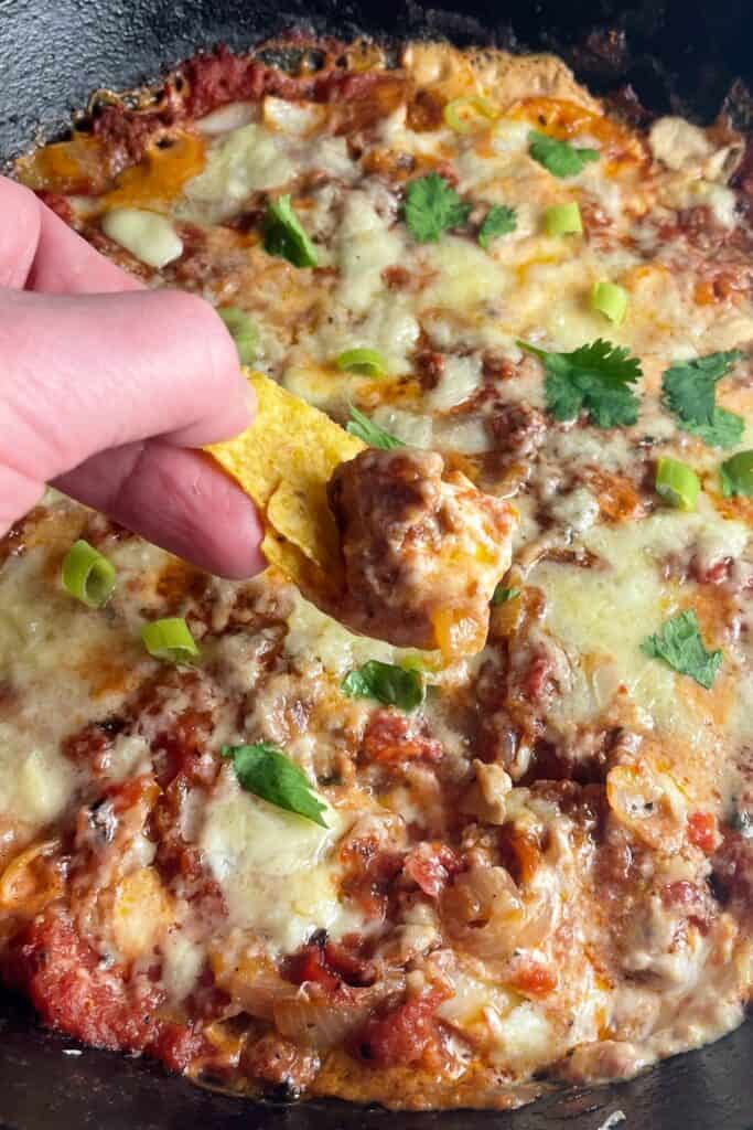 Chorizo Dip - Cooking Chat