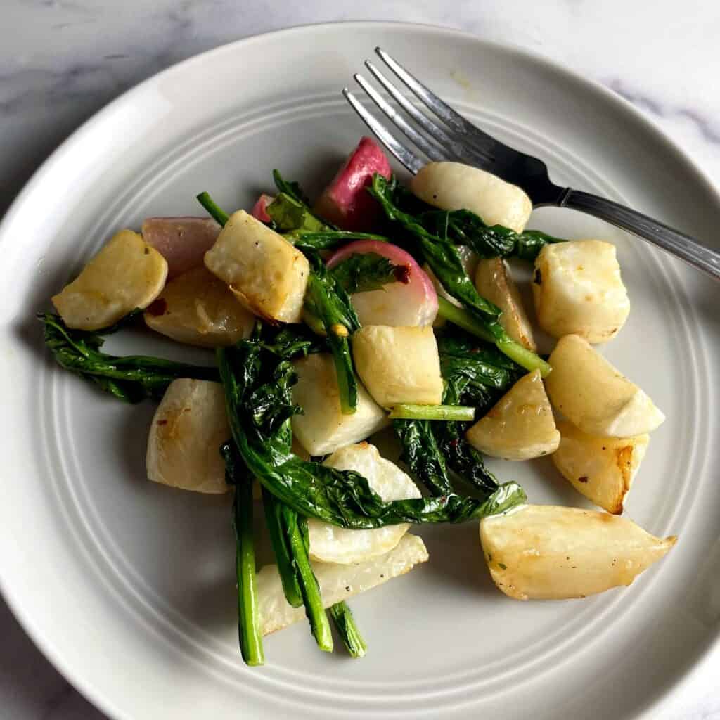 Roasted Hakurei Turnips - Cooking Chat