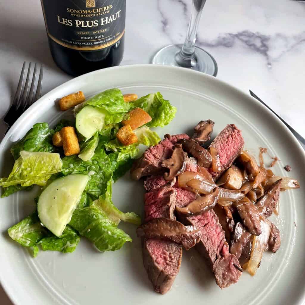 Steak with Shiitake Mushrooms - Cooking Chat